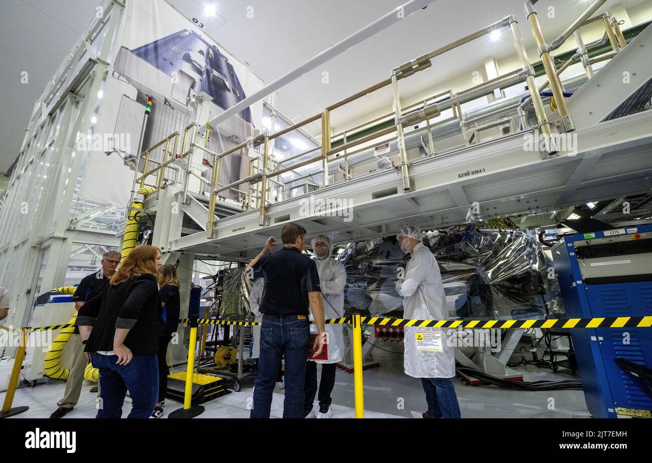 Kennedy Space Center, USA. 28. August 2022. Am Sonntag, den 28. August ...