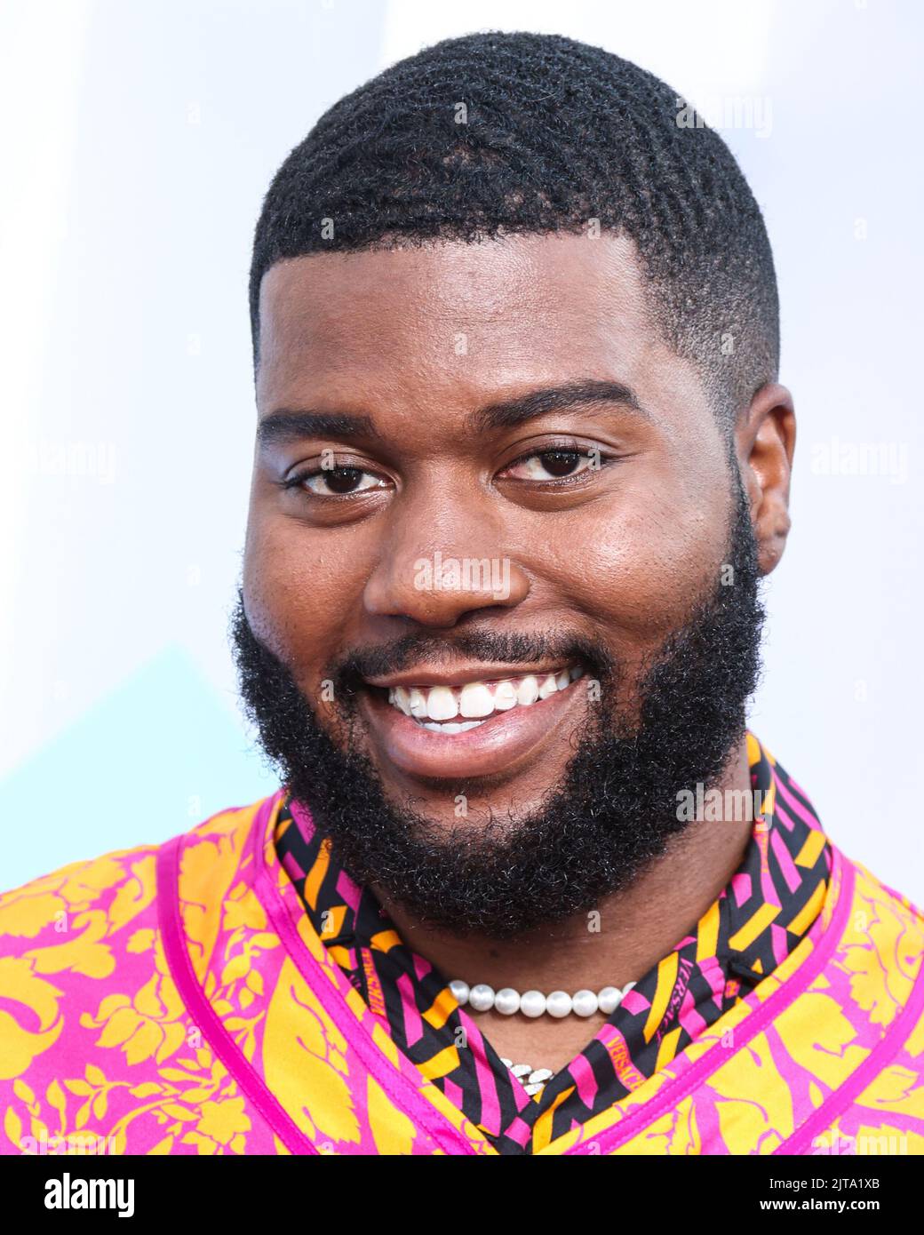 NEWARK, NEW JERSEY, USA - 28. AUGUST: Khalid kommt bei den MTV Video ...