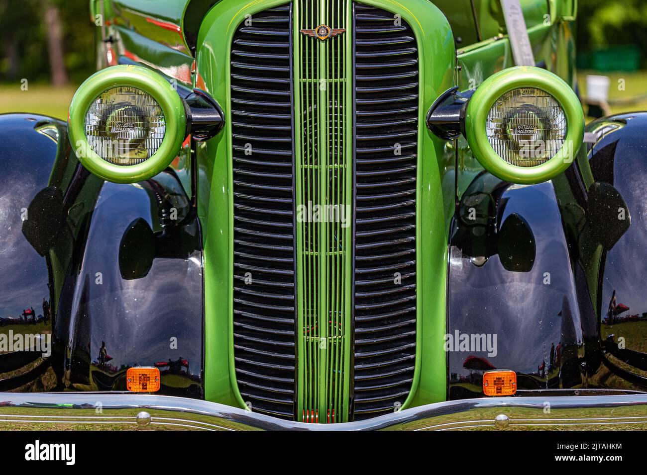Statesboro, GA - 17. Mai 2014: Nahaufnahme der Front End-Details in ...