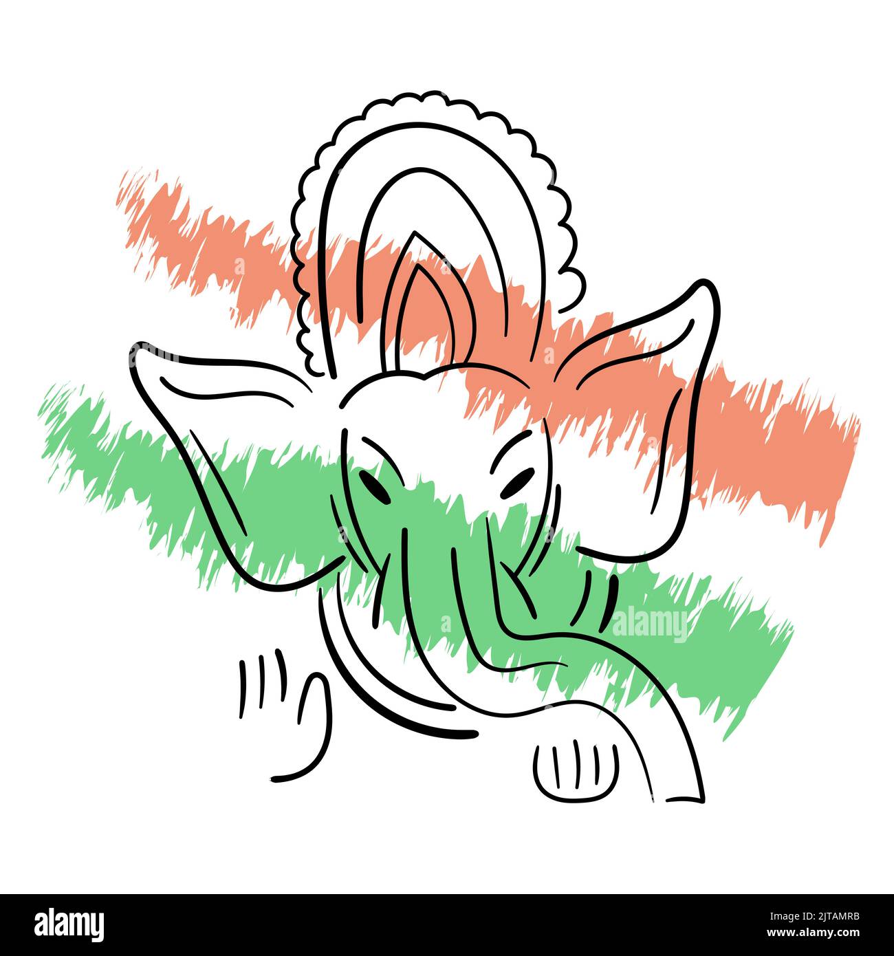 Einfaches Ganesha Kopf Tattoo 25+ Ganesha Tattoo Ideen: Bedeutung