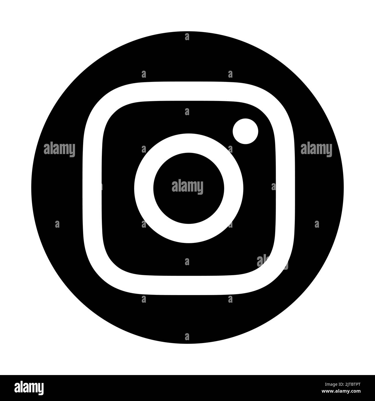 Instagram logo black and white Stock-Vektorgrafiken kaufen - Seite 2 ...