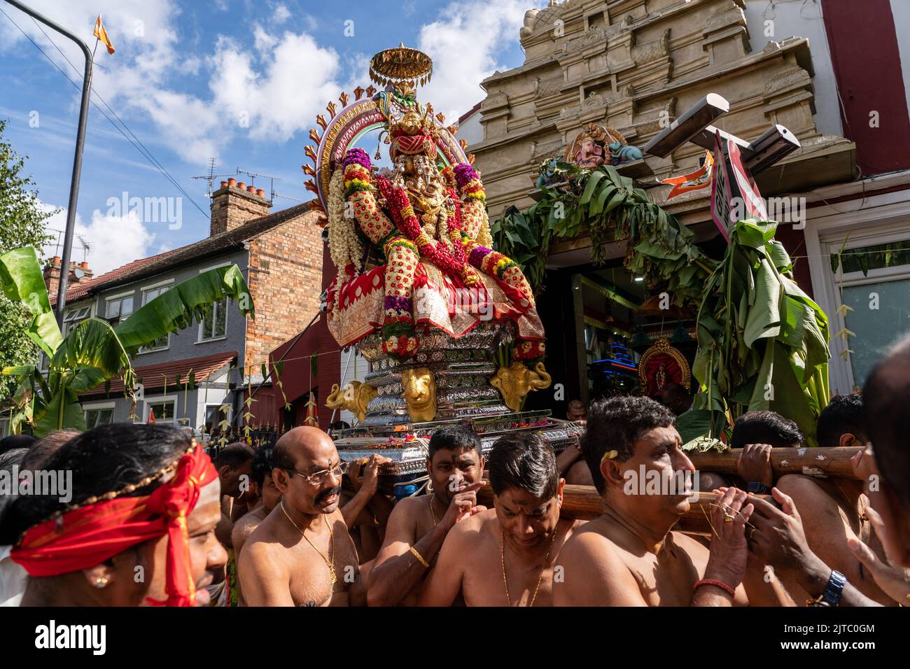 © Jeff Moore -das jährliche Chariot-Festival des Sri Karpaga Vinayagar ...