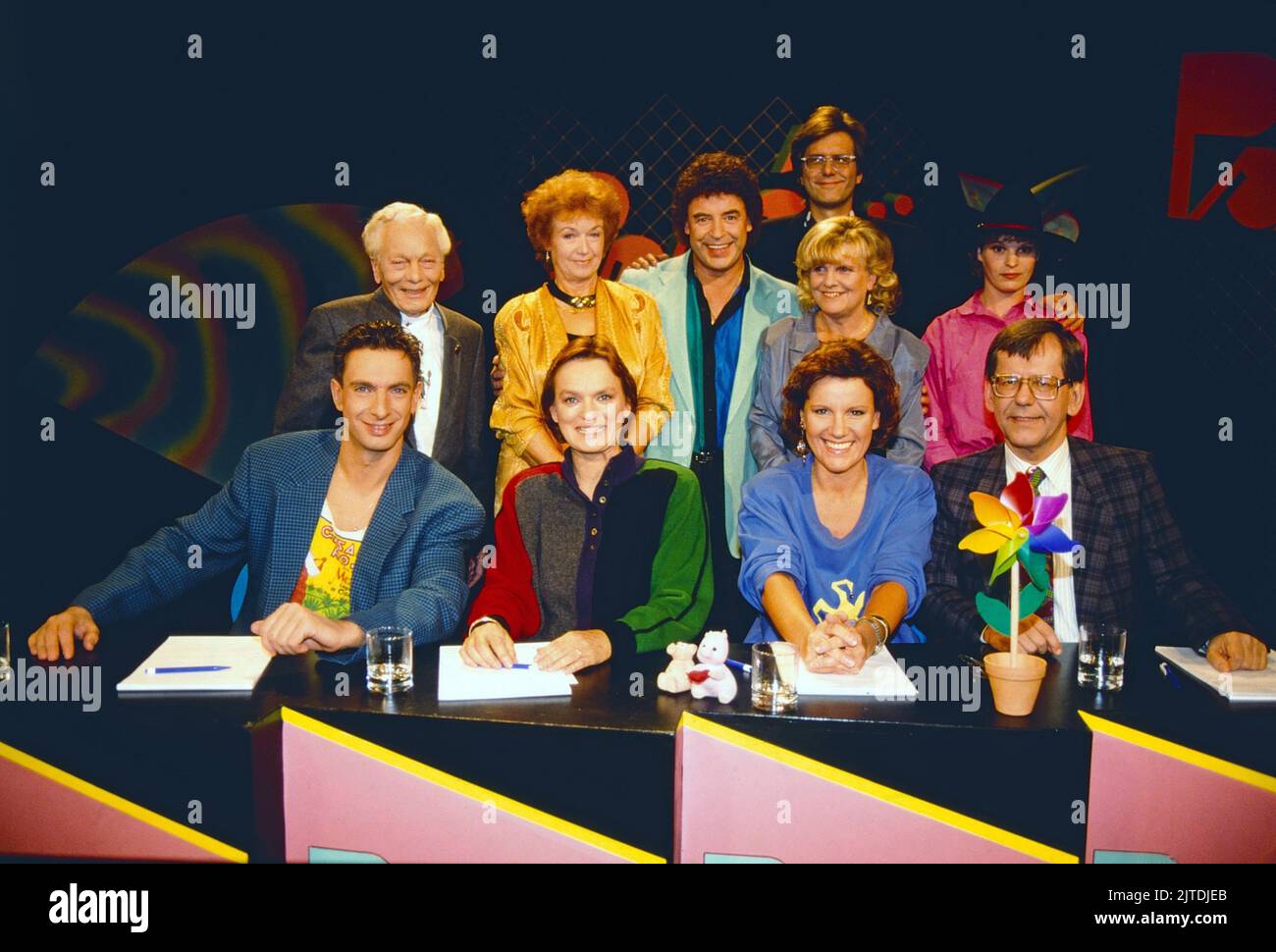 Psst, WDR Spielshow und Comedy, Deutschland, 1990, im Rateteam: Ingolf ...
