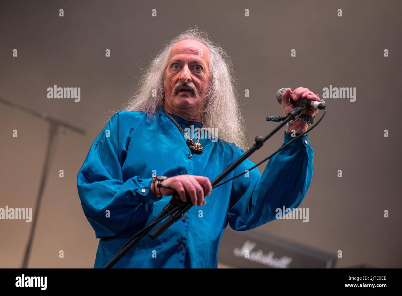 26. Juni 2022: Bobby Liebling von Pentagram tritt beim Hellfest Open ...