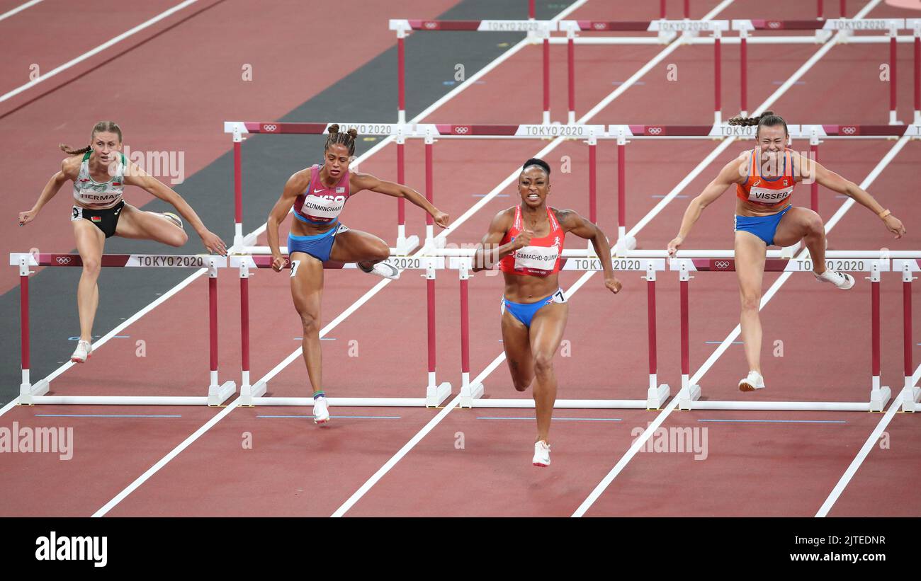 01.. August 2021 - Tokio, Japan: Elvira Herman aus Bulgarien, Gabriele ...