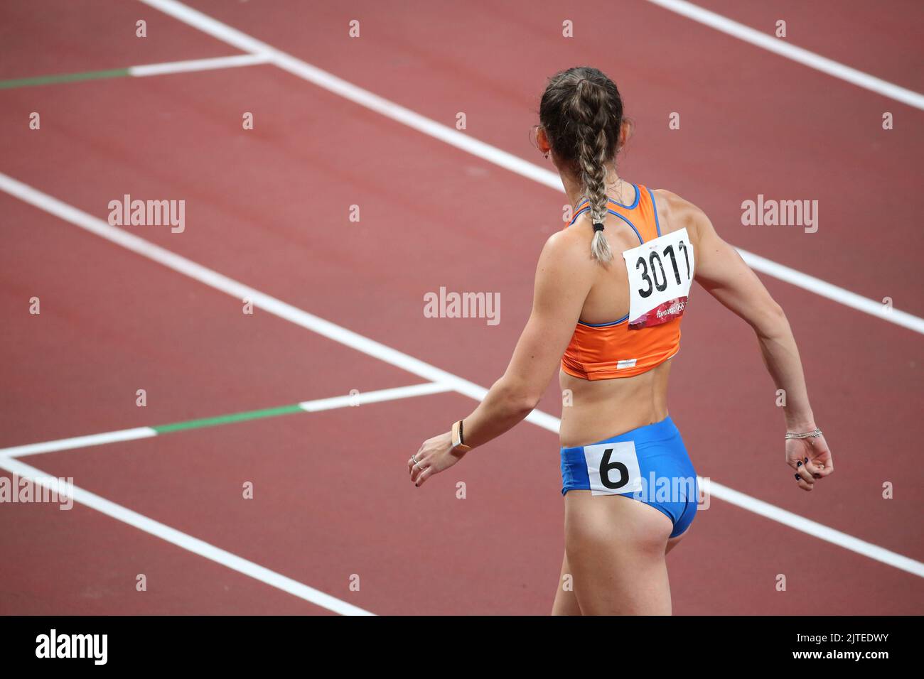 01.. August 2021 - Tokio, Japan: Nadine Visser aus den Niederlanden ist die erste nicht ...