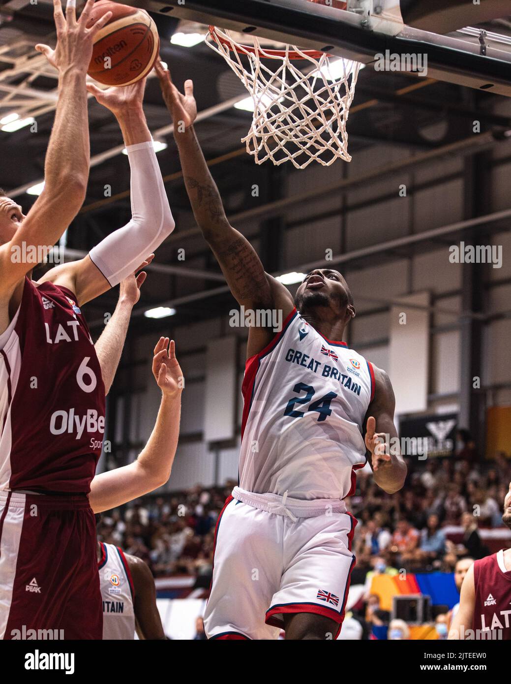 Die britische Nationalmannschaft (Team GB) spielt am 28. August 2022 in ...