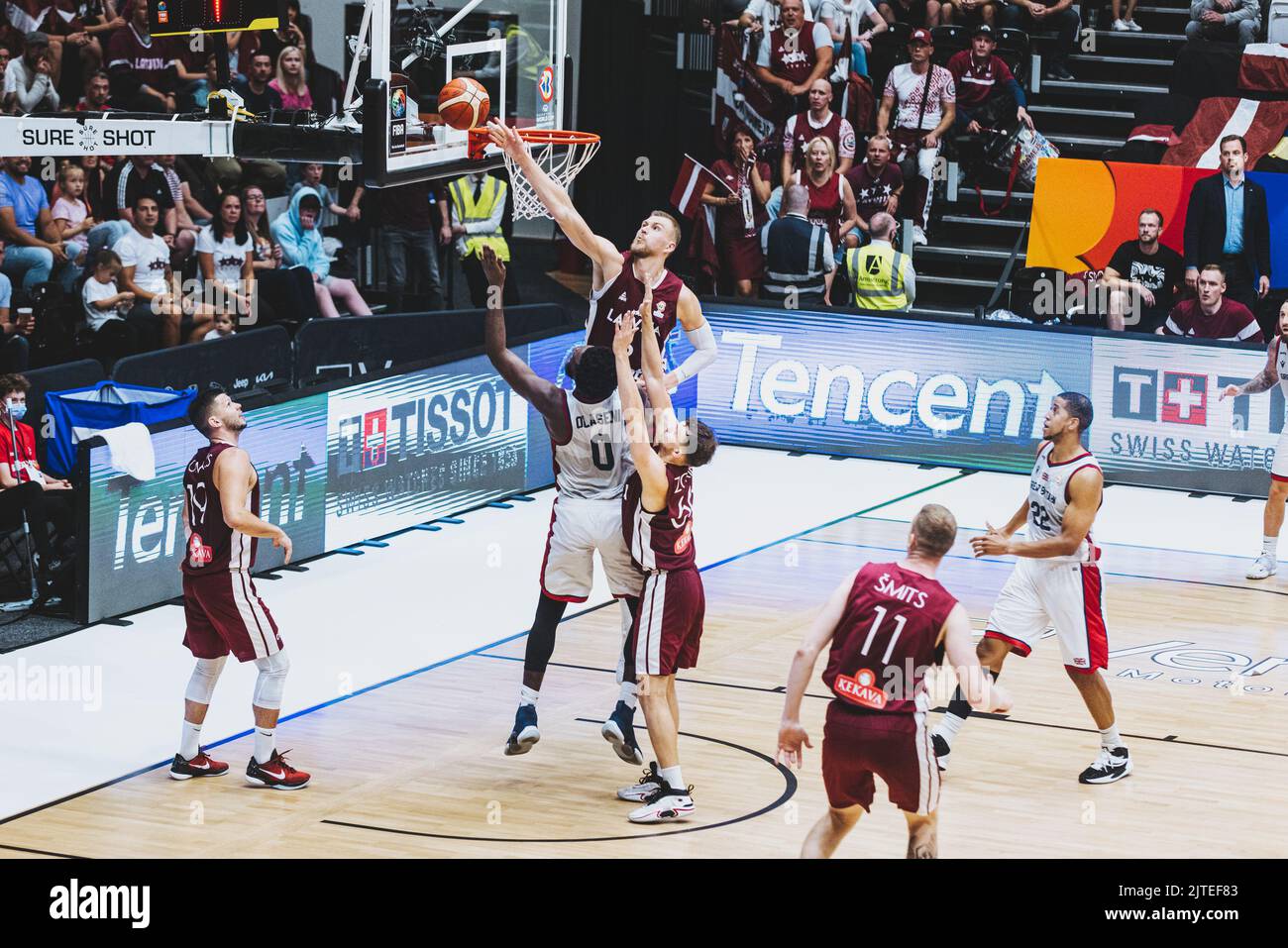 Die britische Nationalmannschaft (Team GB) spielt am 28. August 2022 in ...