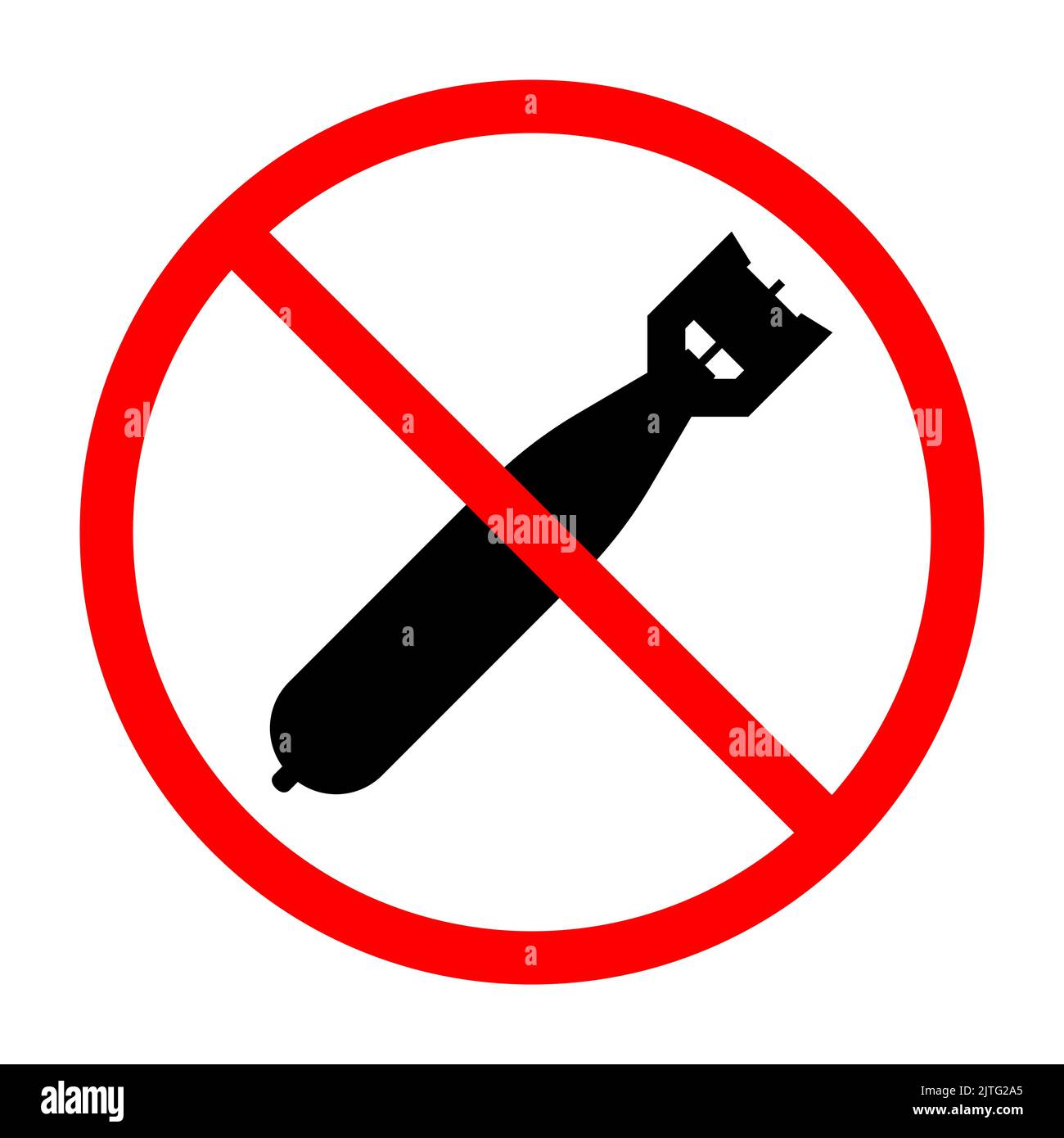 Kein Bombenschild. Luftbombe ist verboten. Verbotene Zeichen der ... Kein Bombenschild. Luftbombe ist verboten. Verbotene Zeichen der ...