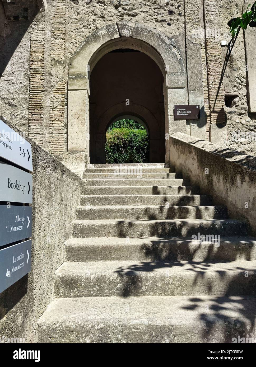 Interne Struktur der aragonesischen Burg die Festung, die in Ischia ...