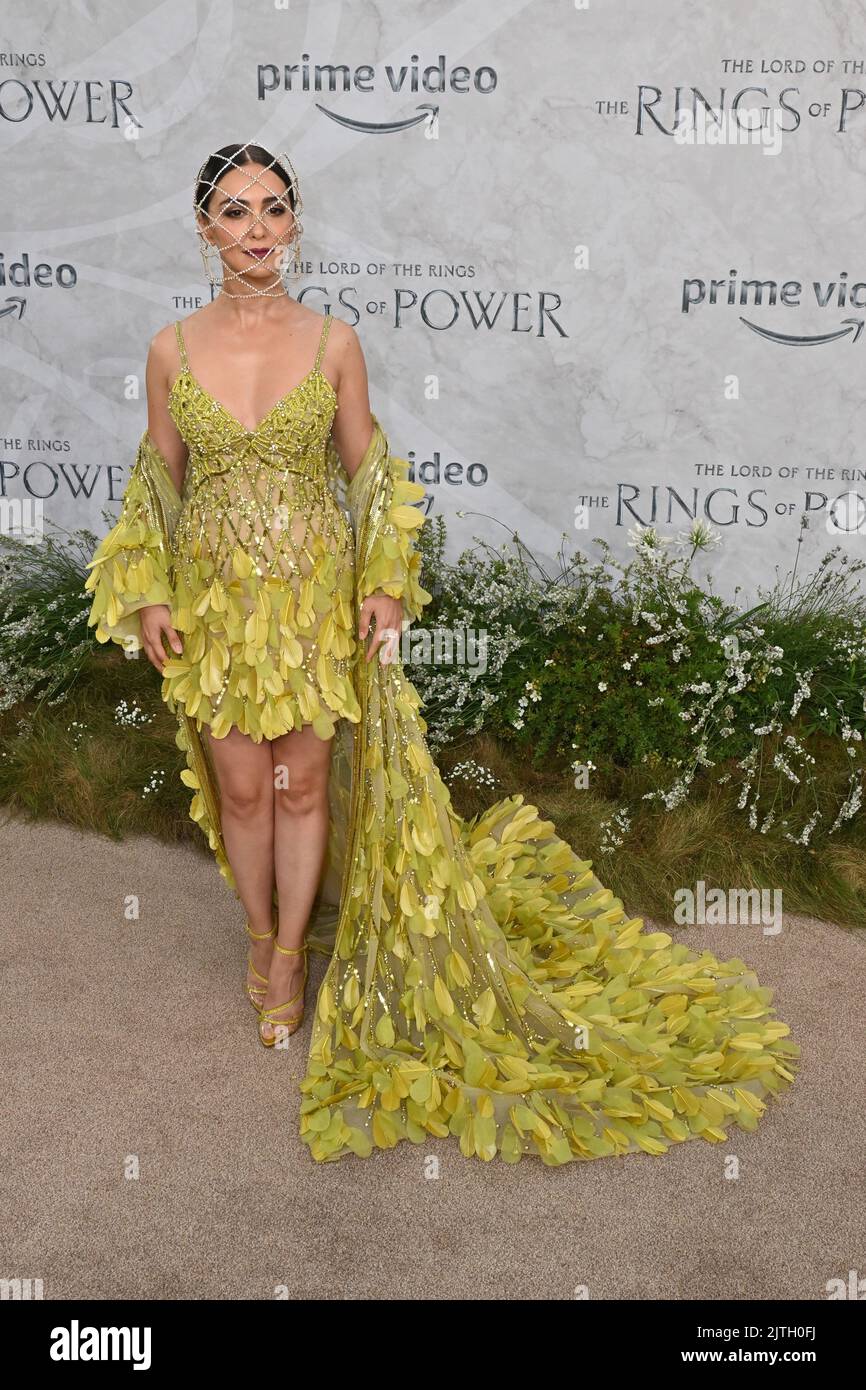 London, Großbritannien - 30. August 2022 Nazanin Boniadi beim Herrn der ...