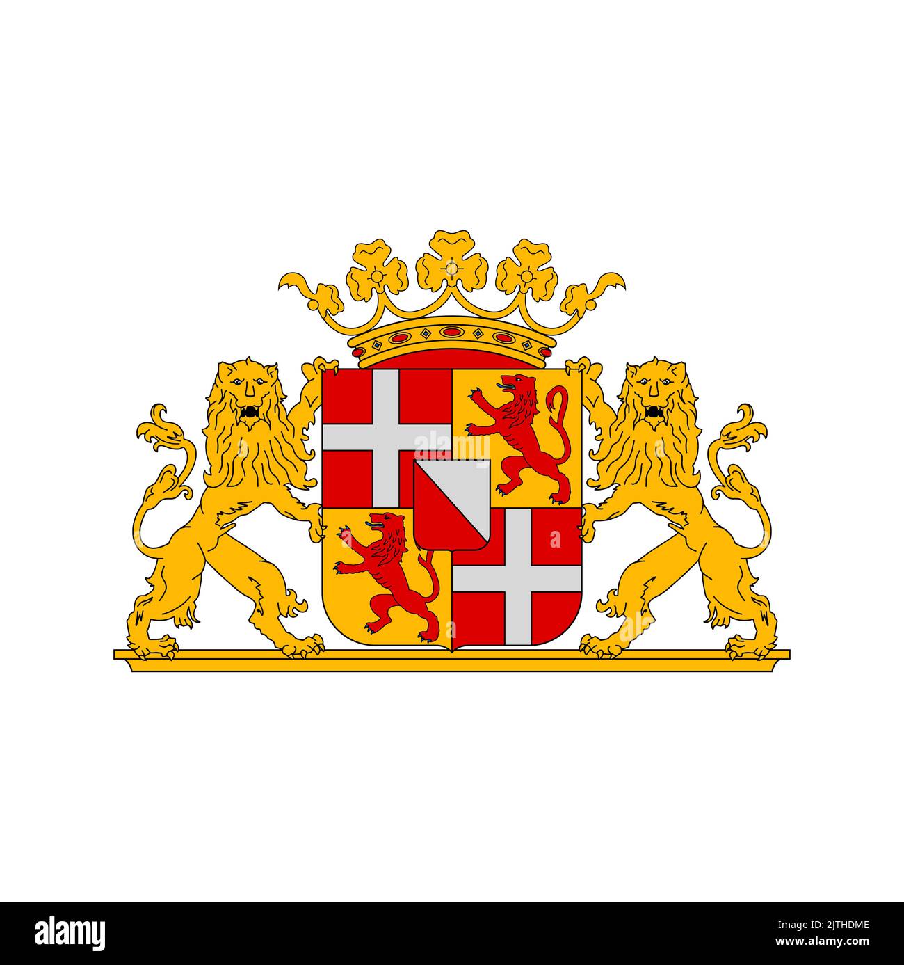 Niederlande Wappen der Provinz Utrecht, niederländische Wappendreck und ...