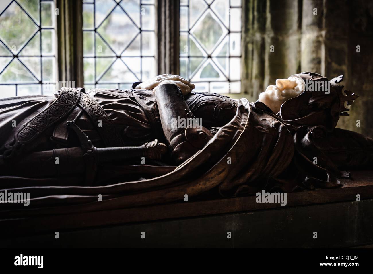 Das Robert the Bruce-Bildnis in St. Conan's kirk, Loch Awe, Argyll ...