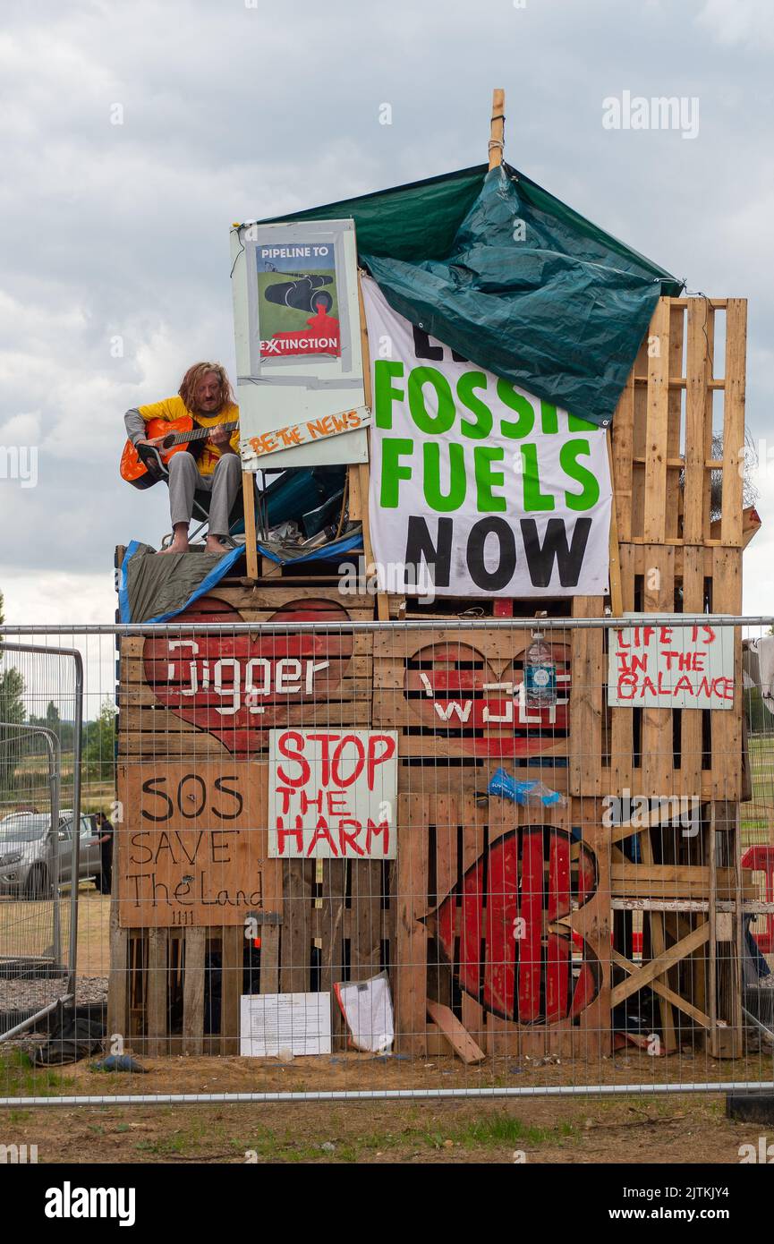 CHERTSEY, Surrey, Großbritannien. 31.. August 2022. Scott Breen, ein ...