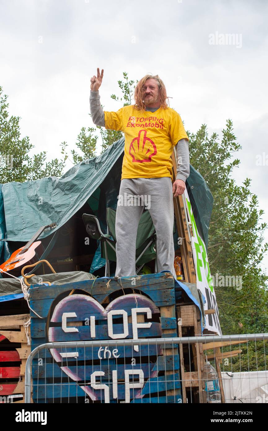 CHERTSEY, Surrey, Großbritannien. 31.. August 2022. Scott Breen, ein ...