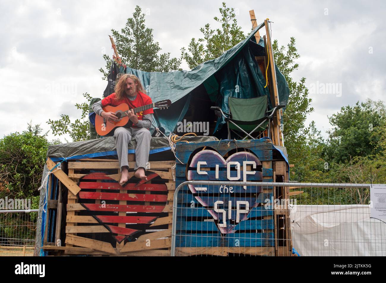 CHERTSEY, Surrey, Großbritannien. 31.. August 2022. Scott Breen, ein ...