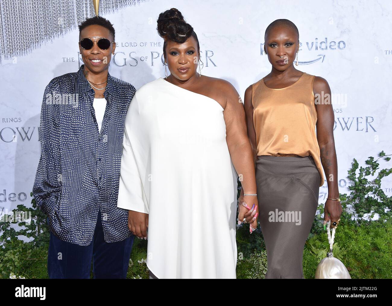 Lena Waitthe, Sophia Nomvete und Cynthia Erivo kommen zur Premiere von ...