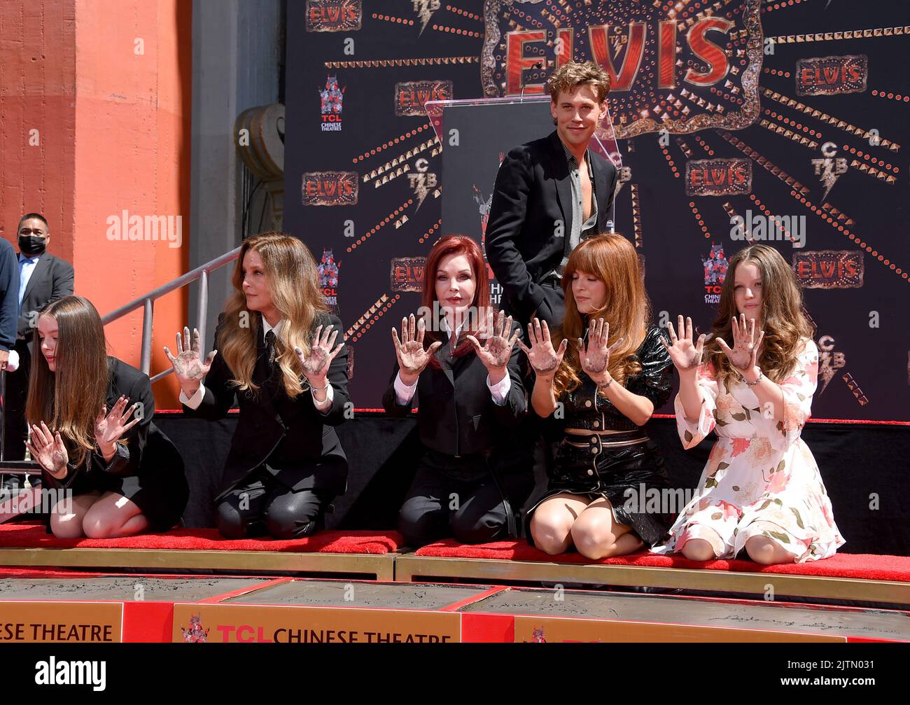 Austin Butler, Finley Lockwood, Lisa Marie Presley, Priscilla Presley ...