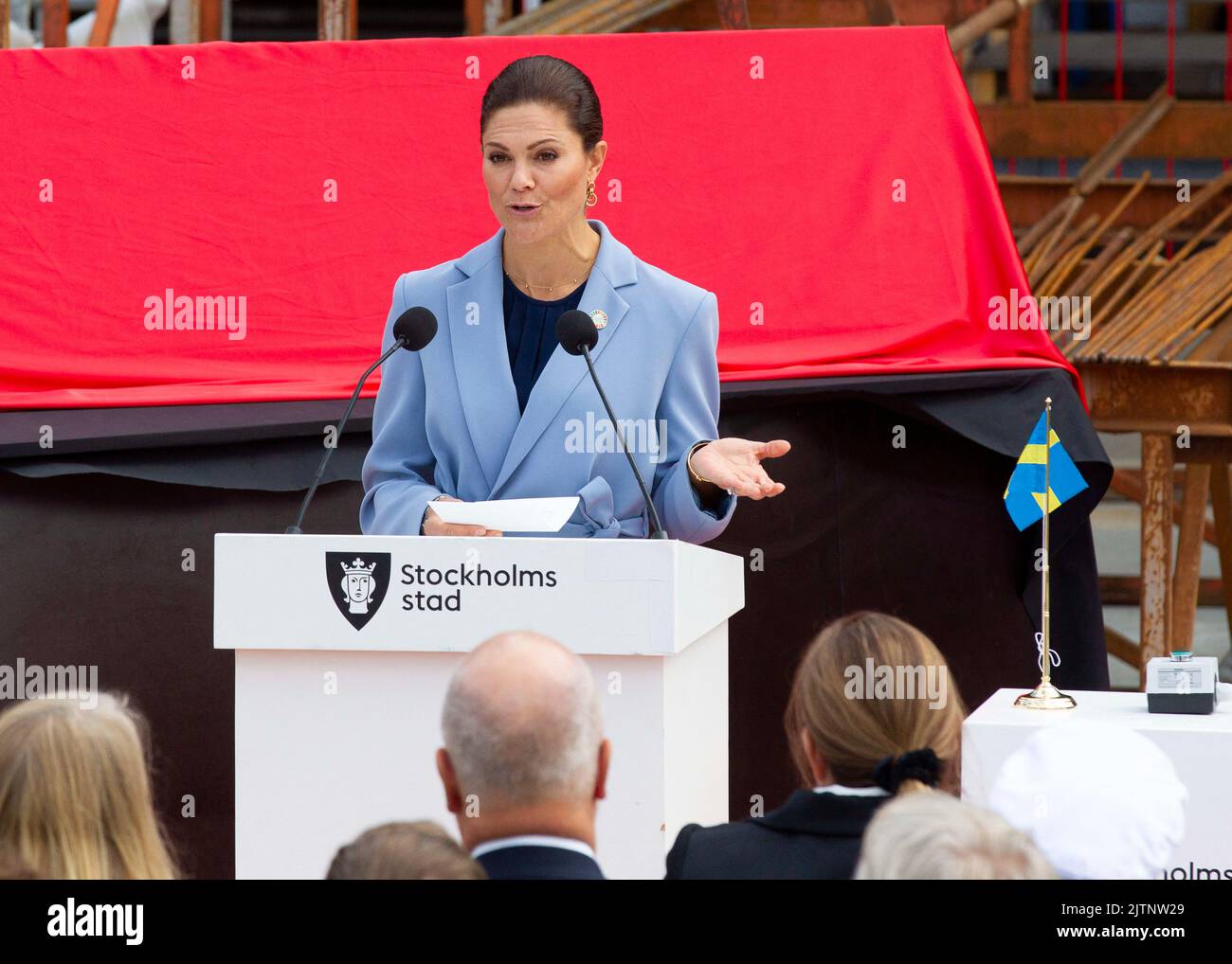 Stockholm, Schweden, 31. August 2022. Kronprinzessin Victoria von ...