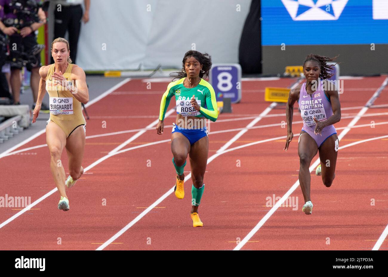 Alexandra Burghardt, Vitoria Cristina Rosa, Dina Asher-Smith, die bei ...