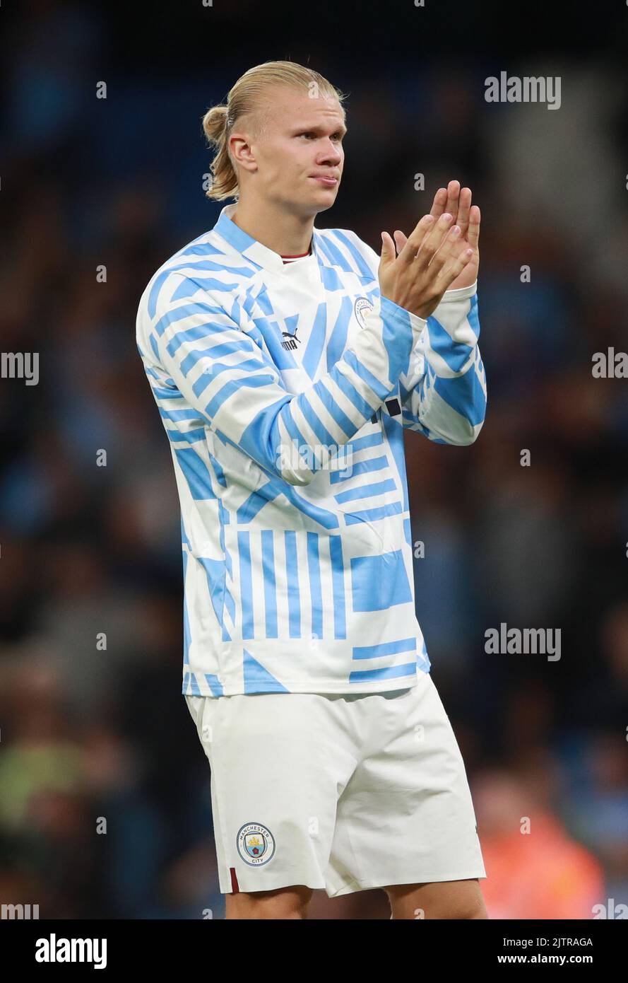 Manchester, England, 31.. August 2022. Erling Haaland von Manchester ...