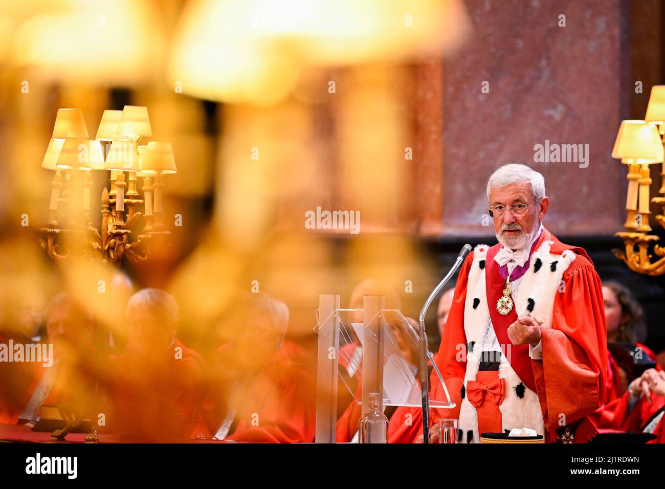 Erster Generalanwalt Andre Henkes hält am Donnerstag, dem 01. September ...