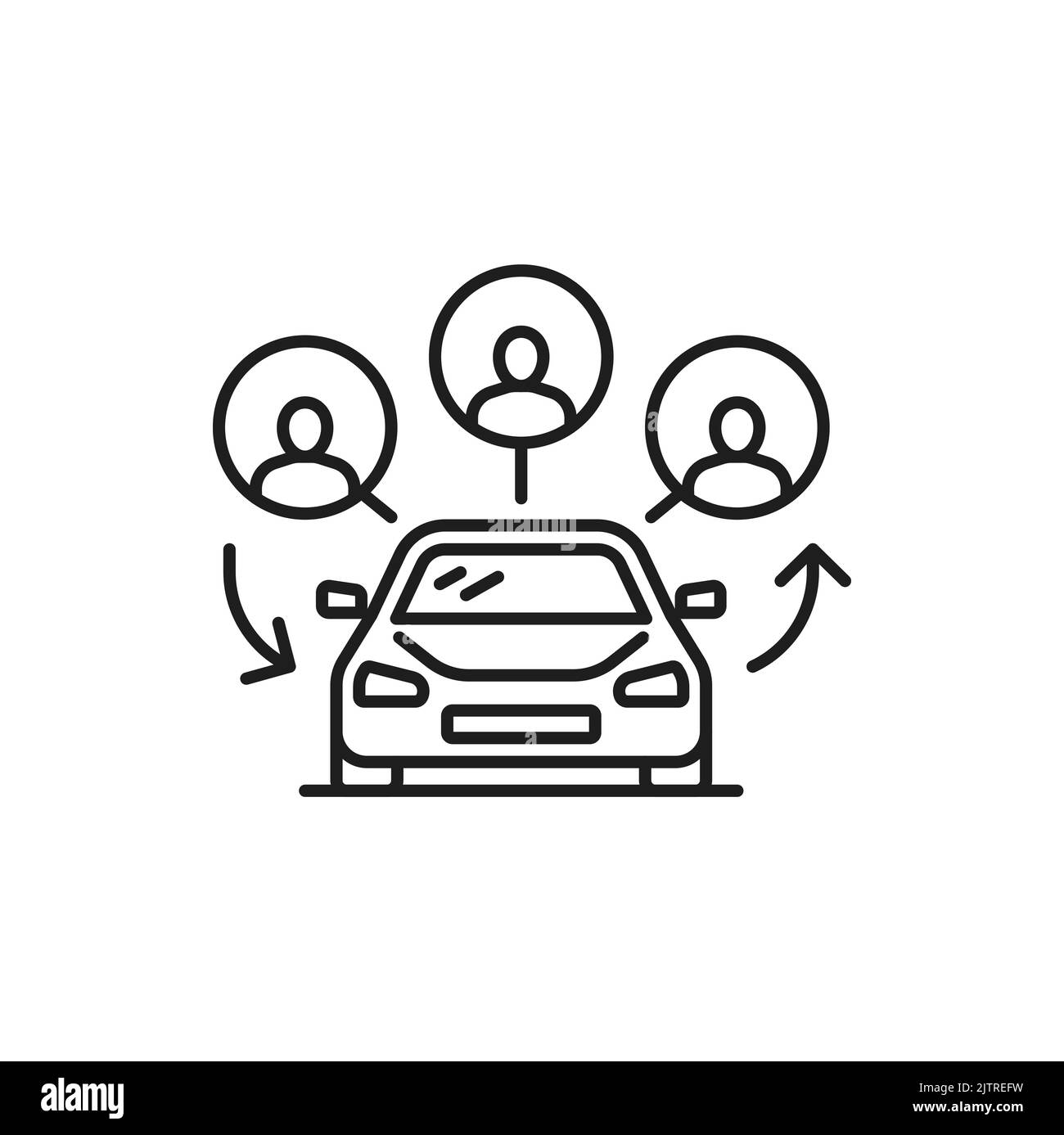 Lift share Stock-Vektorgrafiken kaufen - Alamy