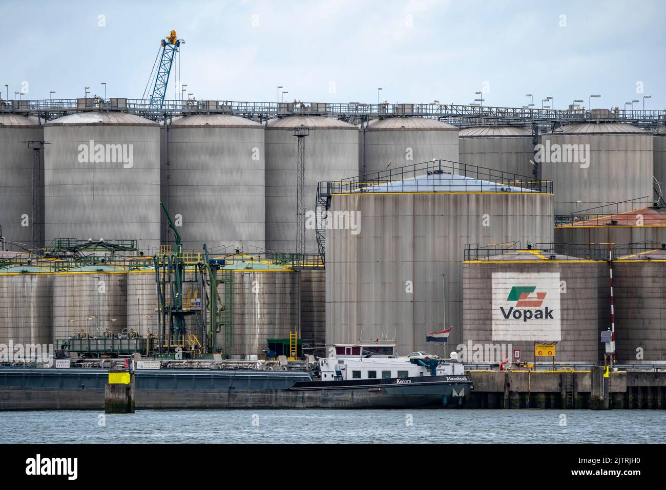 Vopak Terminal Vlaardingen, großer Tanklager, unabhängiges Terminal mit ...