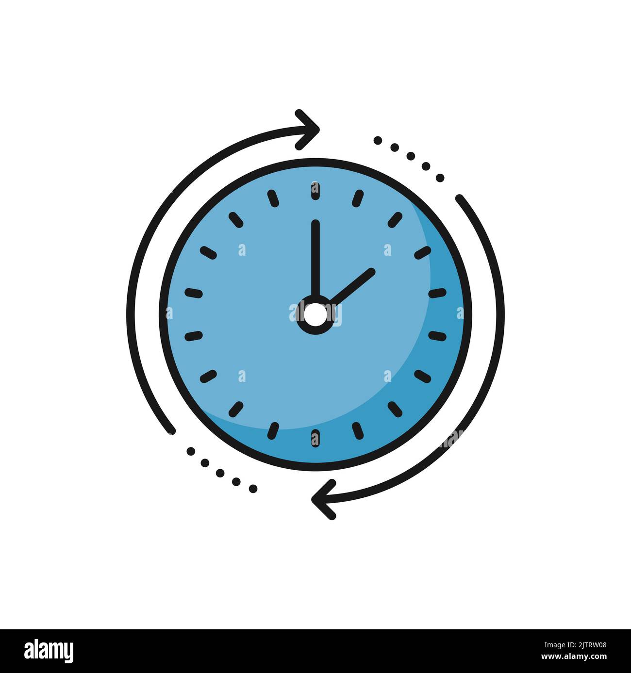 MRT-Symbol, Radiologie-CT-Scan-Timer, Farbliniensymbol für ...