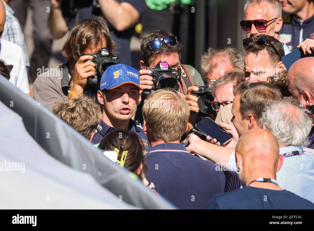 ZANDVOORT, NIEDERLANDE - 1. SEPTEMBER: Der Niederländer Max Verstappen ...