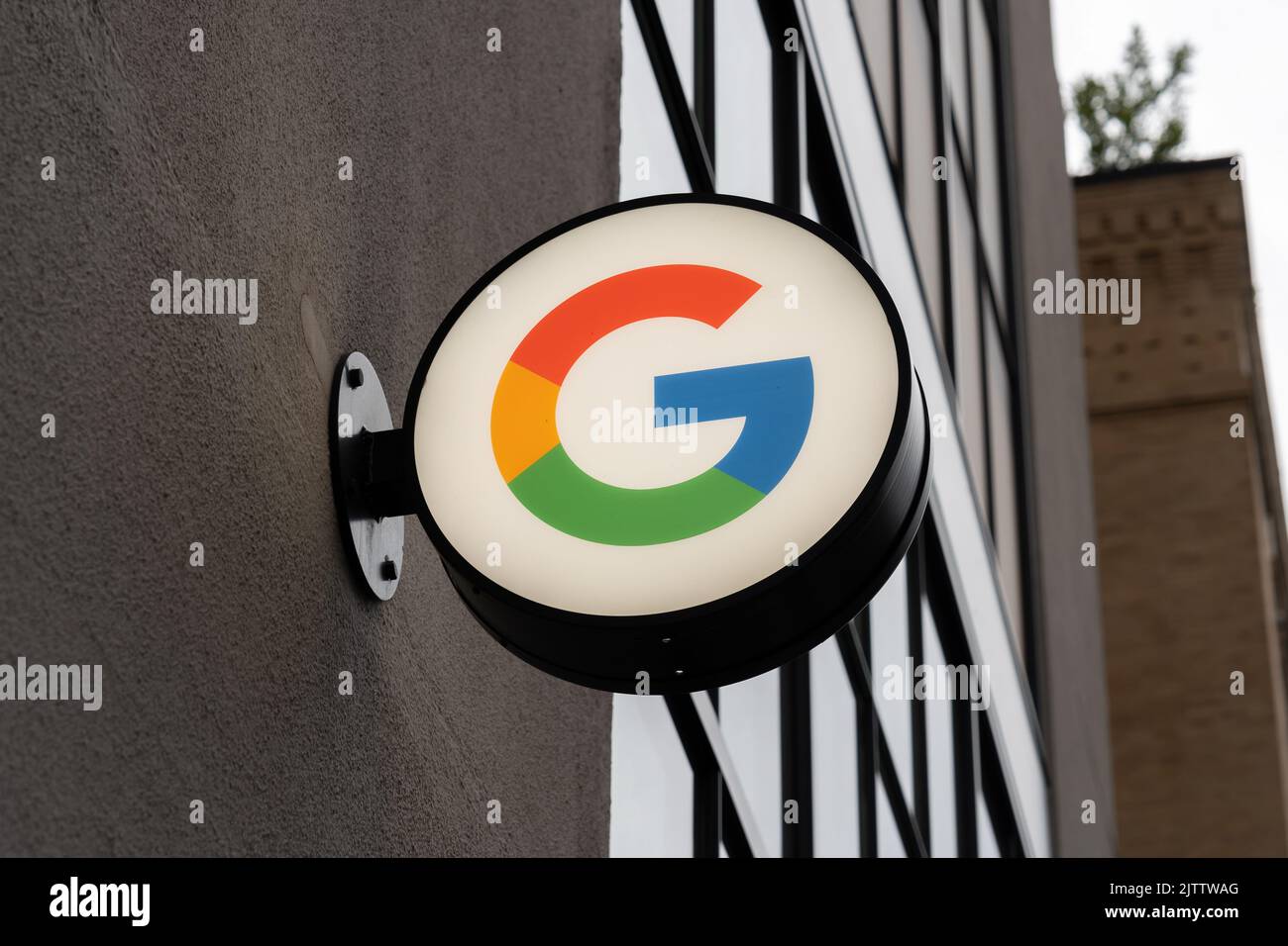 New google logo -Fotos und -Bildmaterial in hoher Auflösung – Alamy