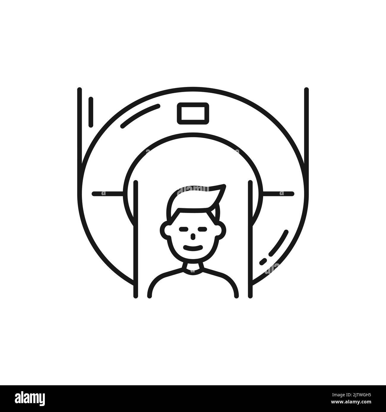 MRT-Messung für ein isoliertes Tomographie-Gerät mit Kindertomographie ...