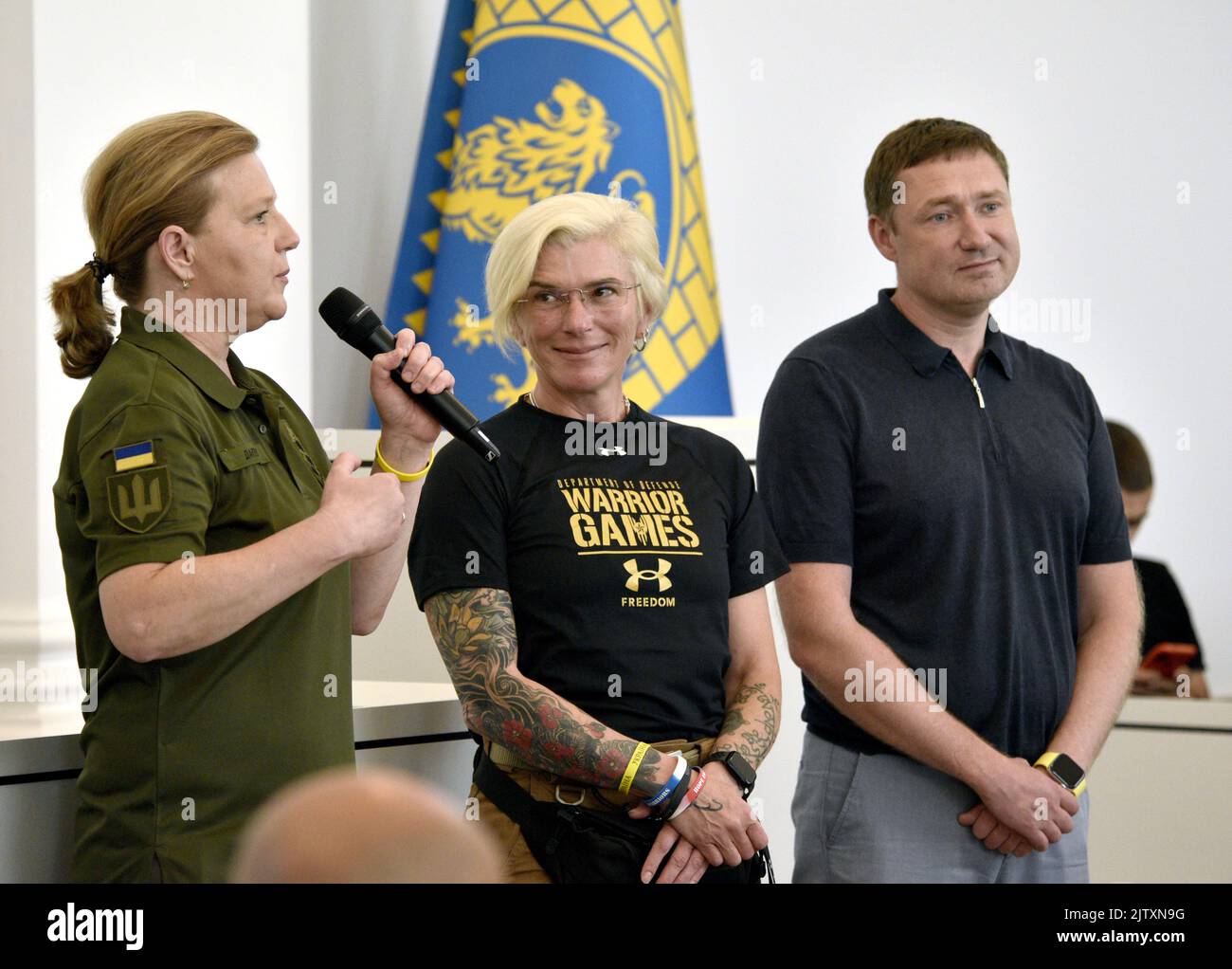 LVIV, UKRAINE - 1. SEPTEMBER 2022 - Ministerin für ...