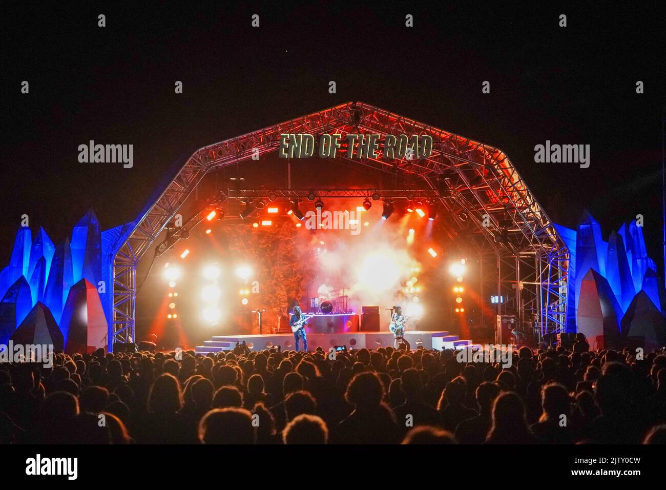 Dorset, Großbritannien. Donnerstag, 1. September 2022. Khruangbin tritt ...