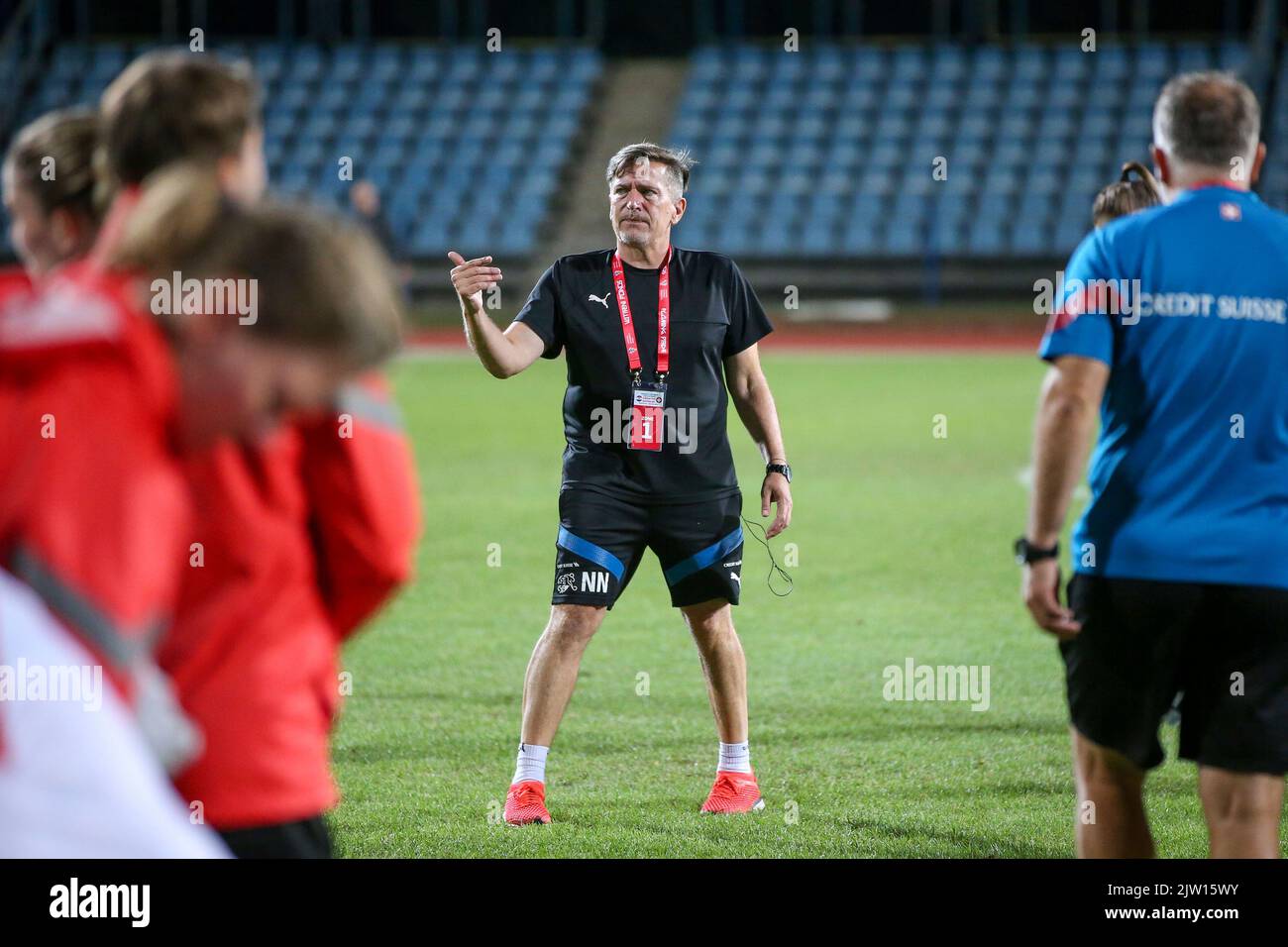 KARLOVAC, 02. SEPTEMBER: Cheftrainer der Schweiz Nils Nielsen nach dem ...