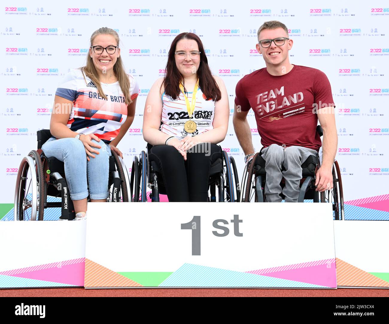 Rollstuhlrennen Birmingham 2022 Goldmedaillengewinnerin, Paralympische ...