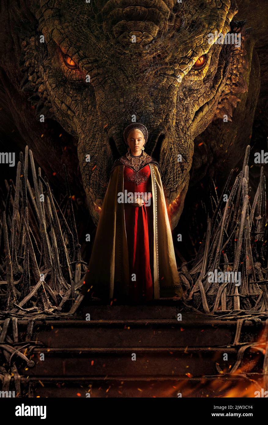 MILLY ALCOCK in HOUSE OF THE DRAGON (2022), Regie: CLARE KILNER und MIGUEL SAPOCHNIK. Kredit ...