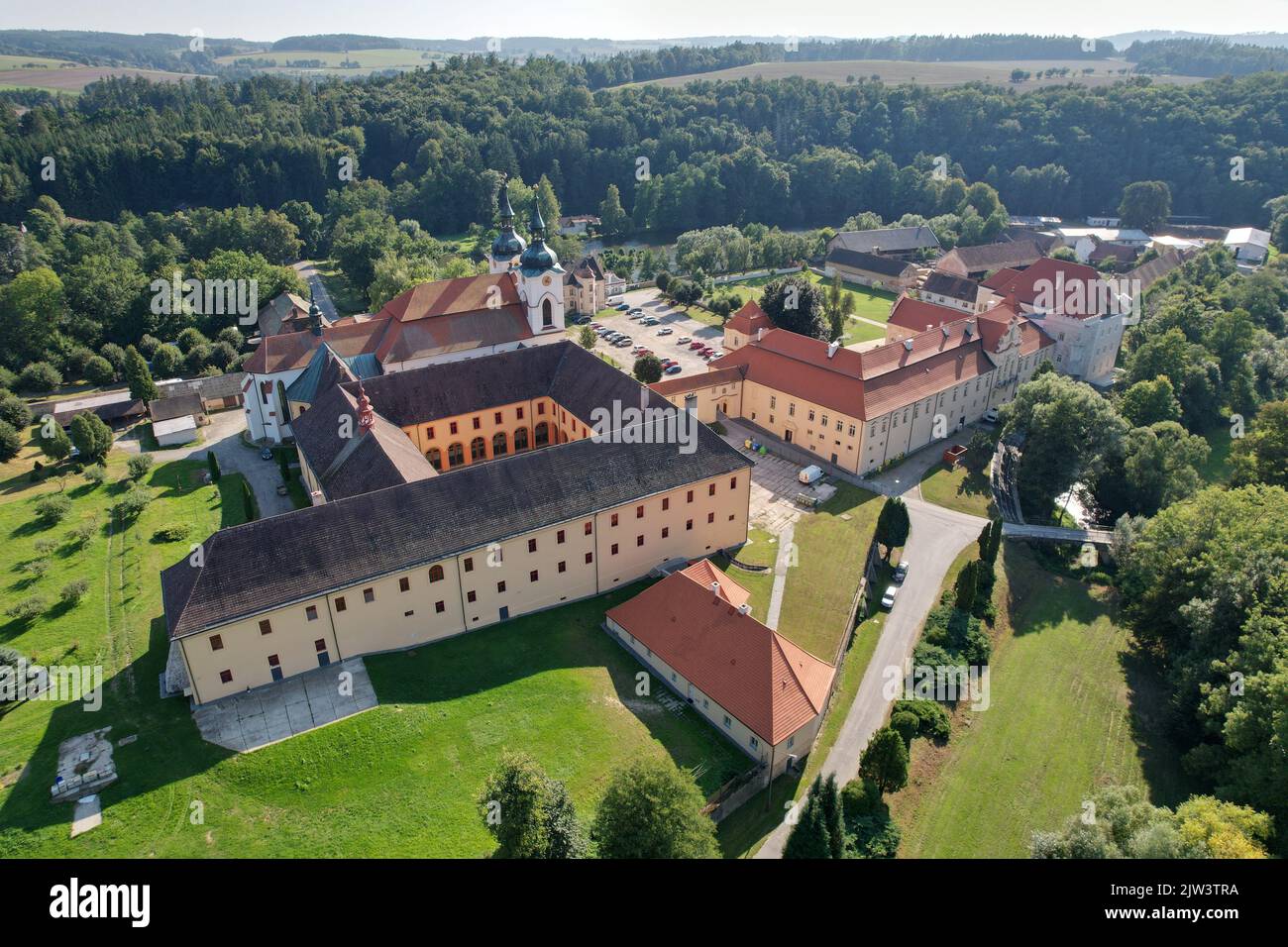 Historisches altes Gebäude Zeliv Premonstratenserkloster malerische ...