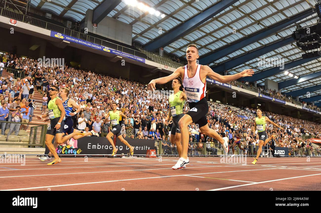 Christopher O'Donnell aus Irland tritt beim Allianz Memorial Van Damme 2022, Teil der Diamond ...
