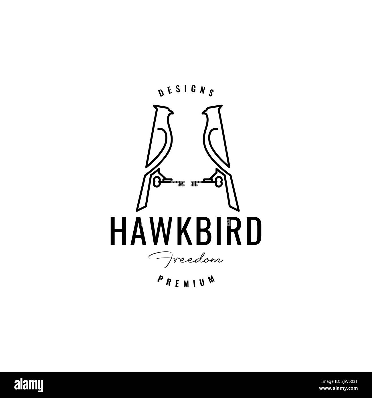 Red tailed hawks Stock-Vektorgrafiken kaufen - Alamy