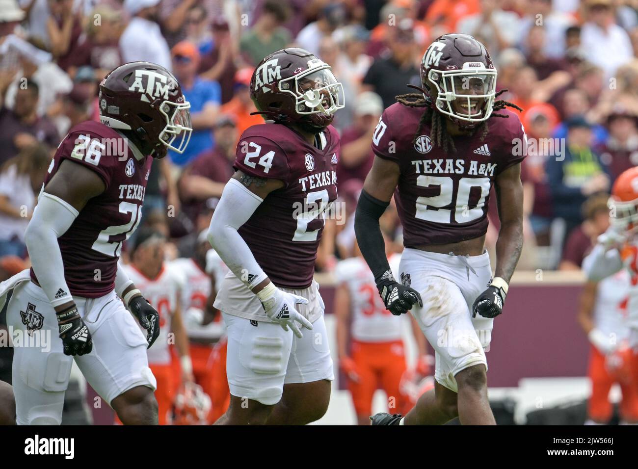 03. September 2022: Texas A&M Aggies defensive back Jardin Gilbert #20 ...