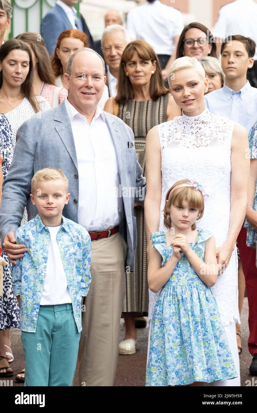 Prinzessin Charlene von Monaco, Prinz Jacques von Monaco, Prinz Albert ...