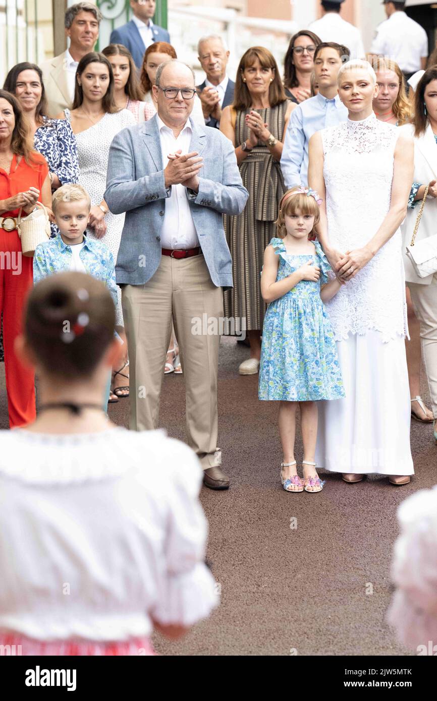 Prinzessin Charlene von Monaco, Prinz Jacques von Monaco, Prinz Albert ... Prinzessin Charlene von Monaco, Prinz Jacques von Monaco, Prinz Albert ...