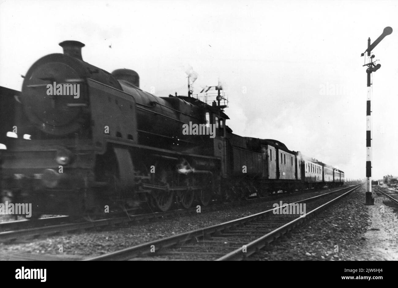 Bild einer Dampflokomotive aus der Baureihe 3900 der N.S. Mit dem ...