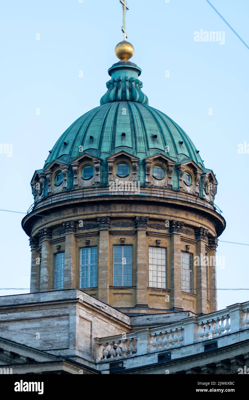 RUSSLAND, PETERSBURG - AUG 18, 2022: kasan st petersburg Cathedral ...