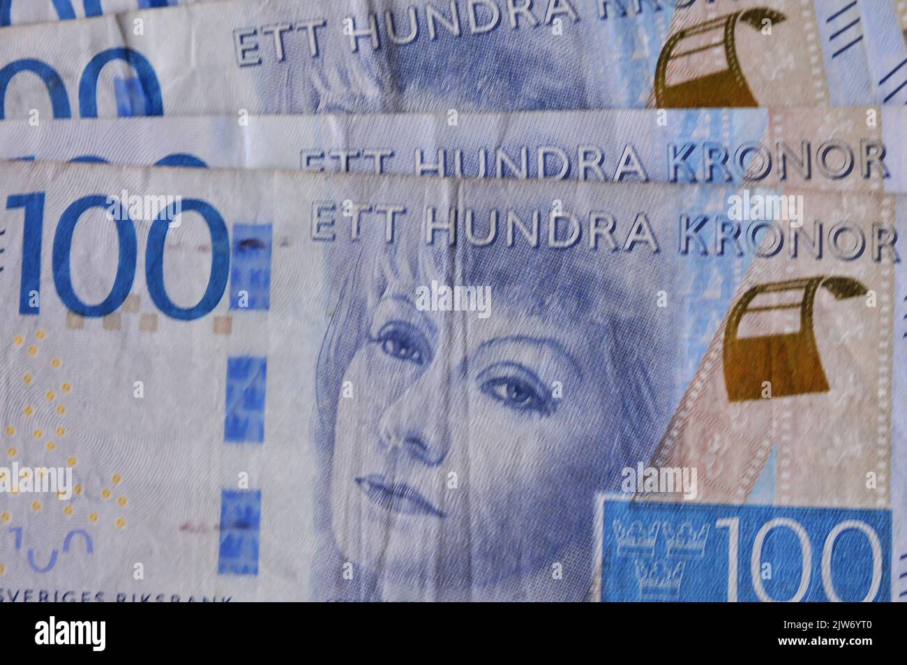 Kopenhagen /Dänemark/04. September 2022/ Schwedische Kronen-Scheine in ...