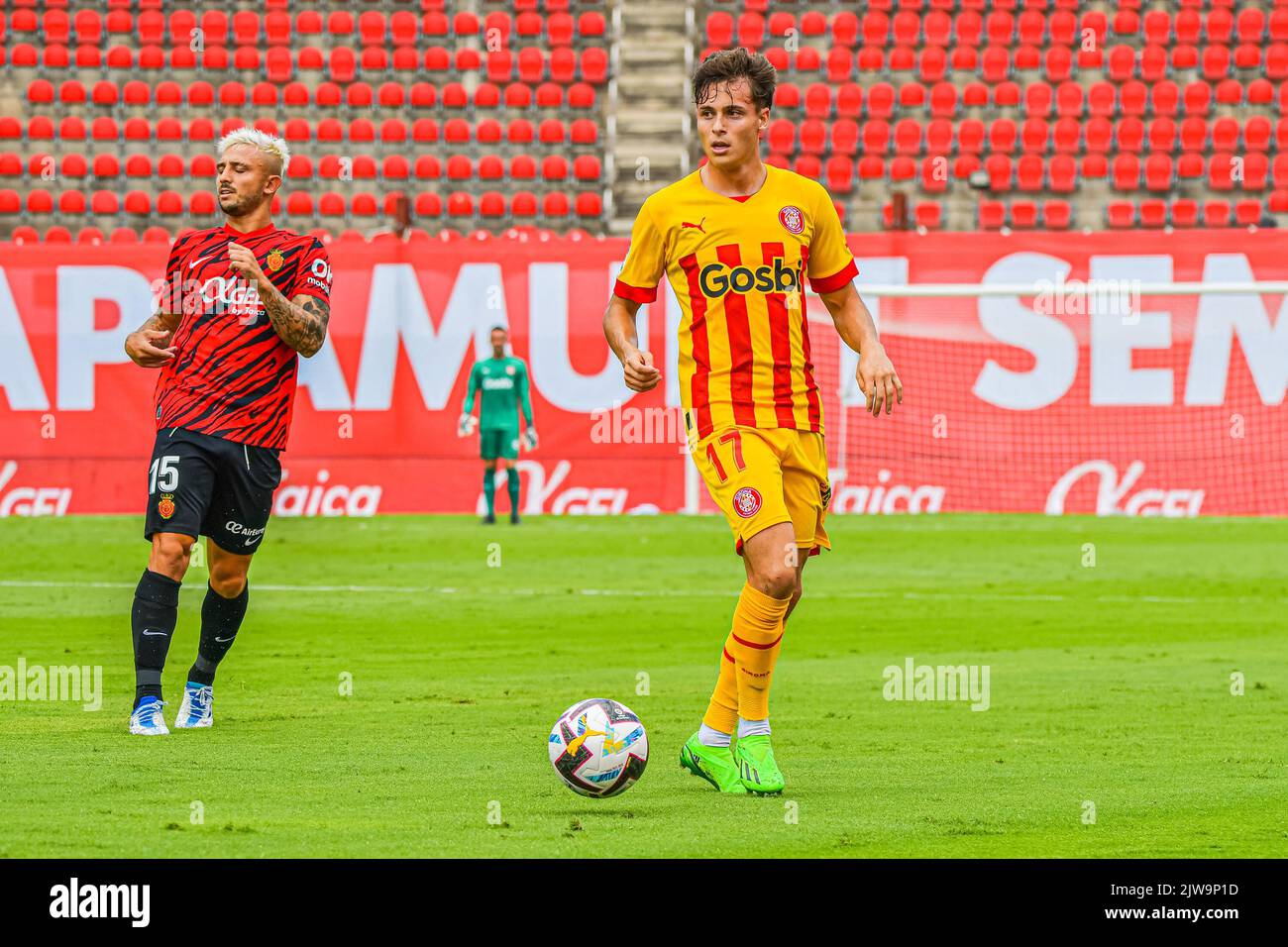 MALLORCA, SPANIEN - 3. SEPTEMBER: Rodrigo Riquelme von Girona CF ...