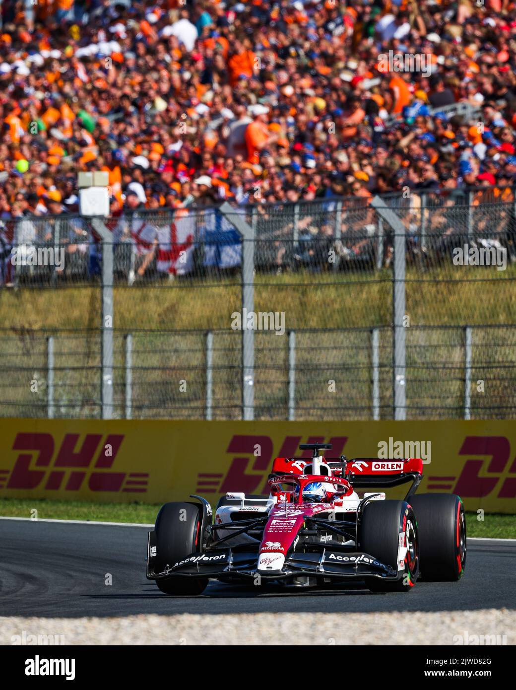 77 BOTTAS Valtteri (FIN), Alfa Romeo F1 Team ORLEN C42, Aktion während ...