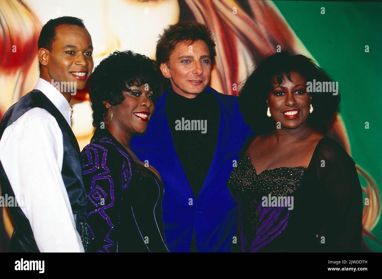 Barry Manilow, rühmter amerikanischer Pop Sänger und Musiker, hier mit ...