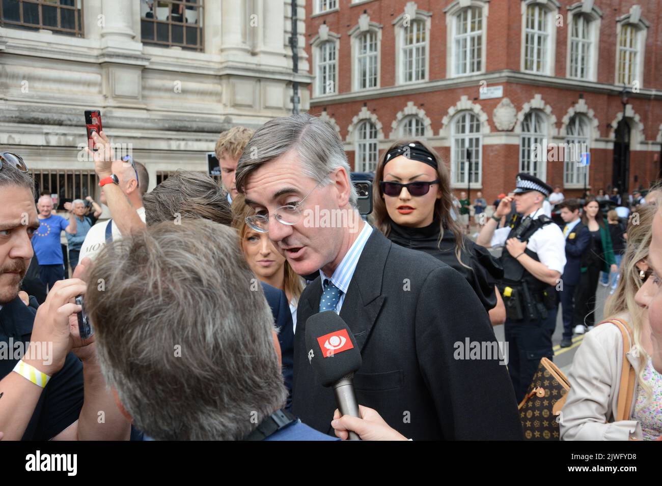 Das Tory Leadership Race kommt an den Kopf und Abgeordnete und ...